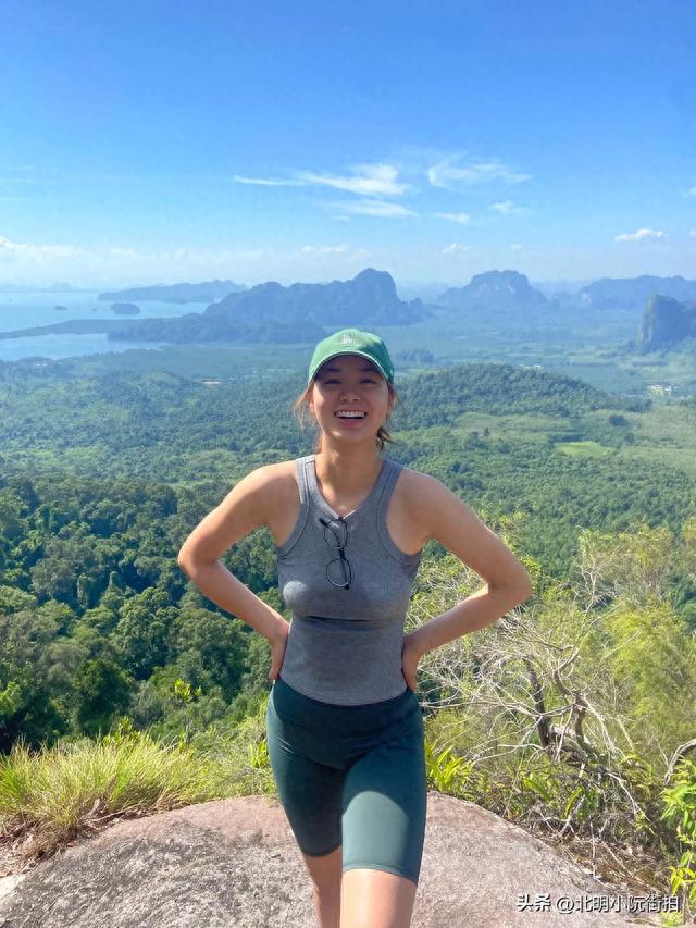 Beautiful women hike outdoors every week, which keeps them healthy and ...